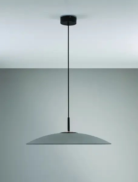 LED černo-kouřový designový lustr Polifemo