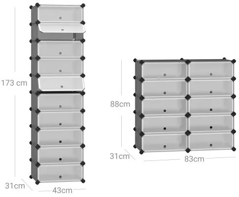 Set Botníkových boxů LPC010G01 (10 ks)