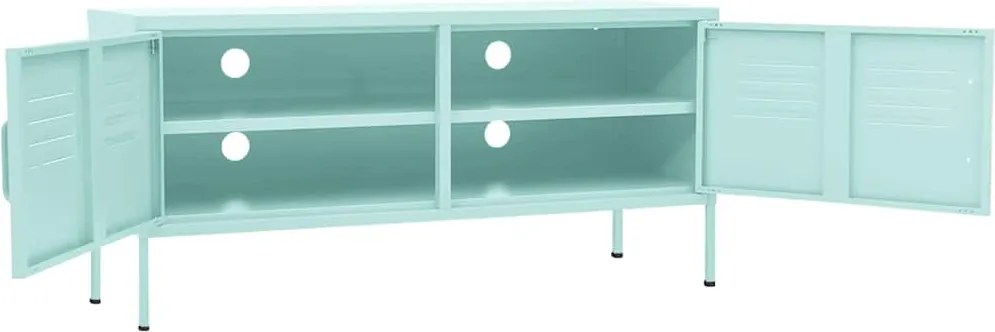 TV skříňka mátová 105 x 35 x 50 cm ocel 336230