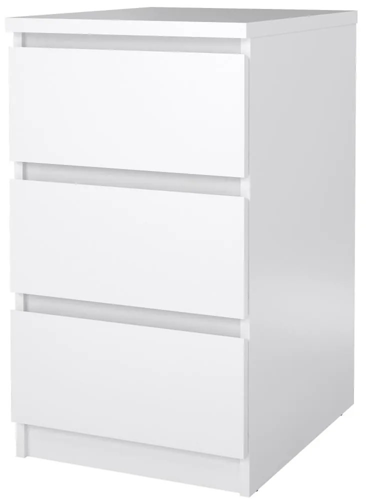 FN Komoda Simplicity 237 bílý lesk