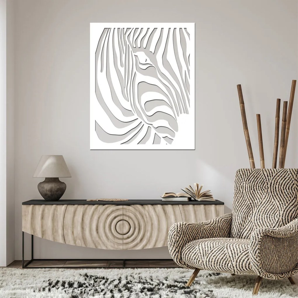 dřevo života Dřevěný obraz na zeď ZEBRA Rozměry (cm): 40x48, Barevný vzor: Horský dub