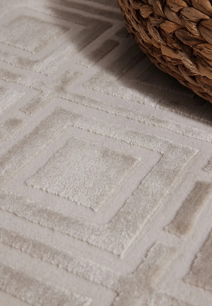 ELLE Decoration, Běhoun Perles 106191 Cream z kolekce Elle, 80x240, béžová, ložnice