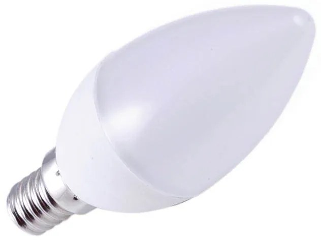 LED žárovka, tvar svíčka, E14, 5W, studená bílá, 440lm Nedes ZLS702