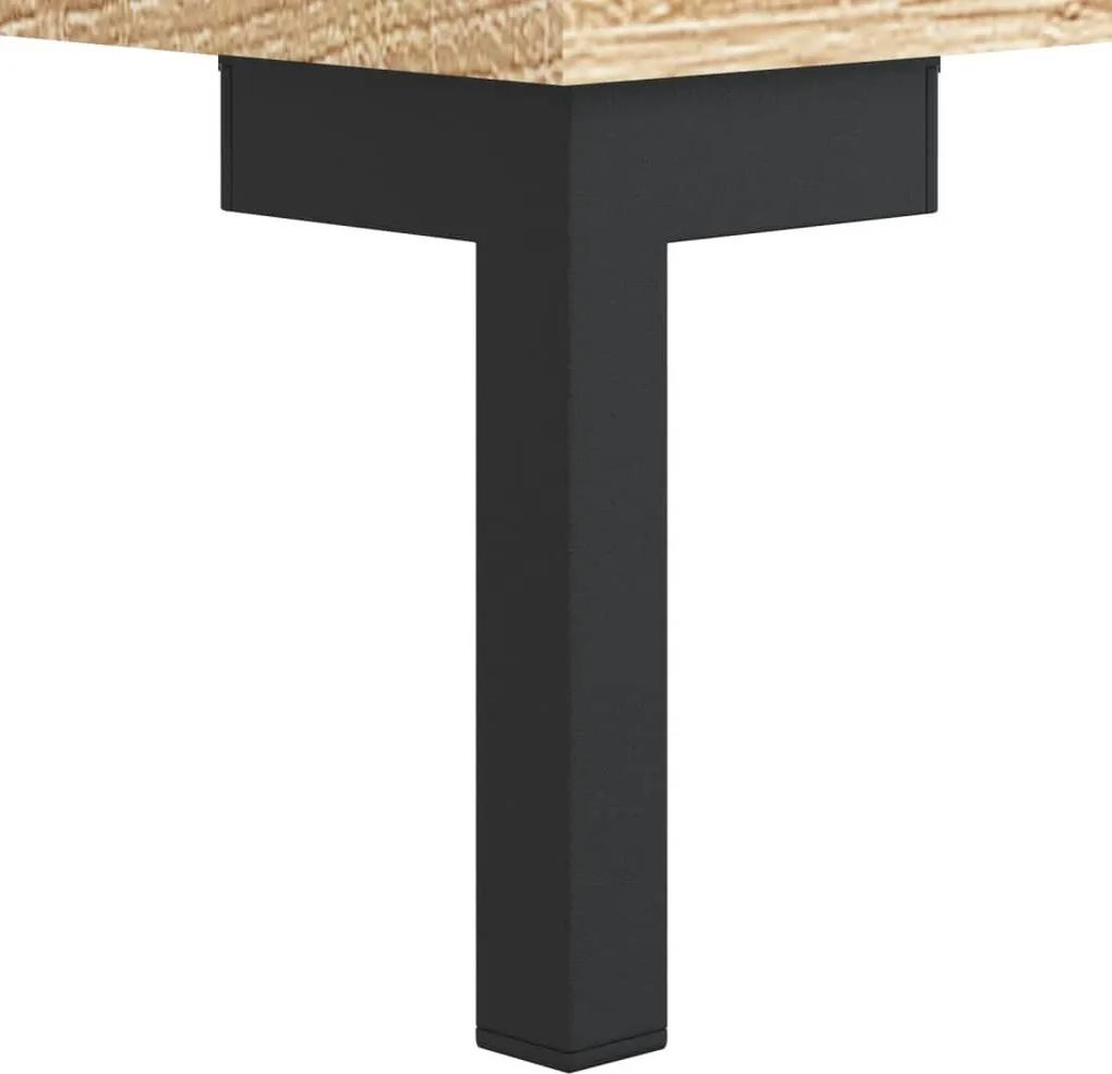 vidaXL Skříň highboard 34,5 x 34 x 180 cm kompozitní dřevo [3199108] Barva: Bílá