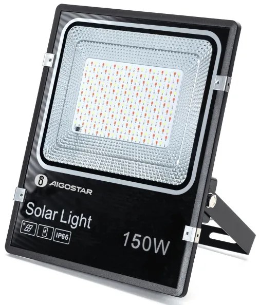 Aigostar - LED RGB Stmívatelný solární reflektor LED/150W/3,2V IP66 + DO