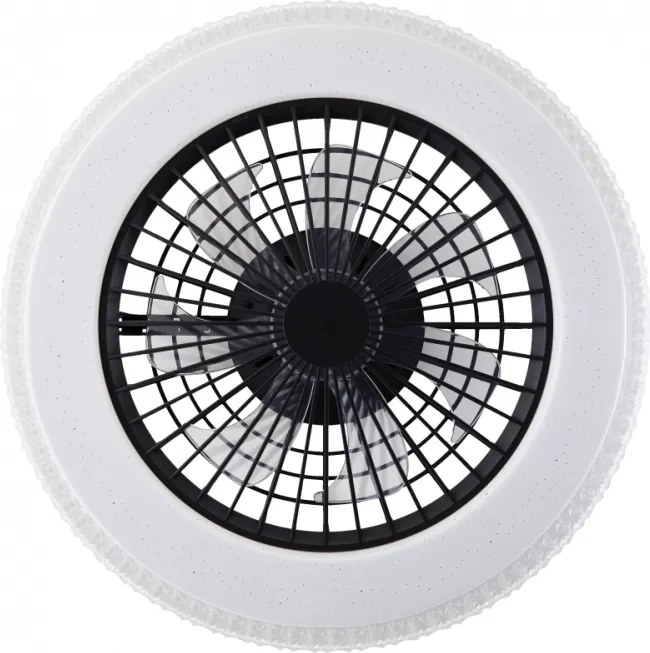 Brilliant G60040/06 Stmívatelné LED svítidlo BADRIA & reverzní VENTILÁTOR + funkce LED