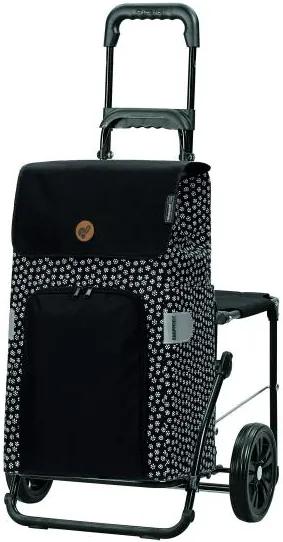 Nákupní taška na kolečkách se sedátkem Komfort Mara