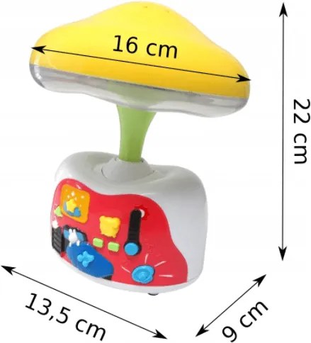 Bestent Noční lampa - projektor MUSHROOM