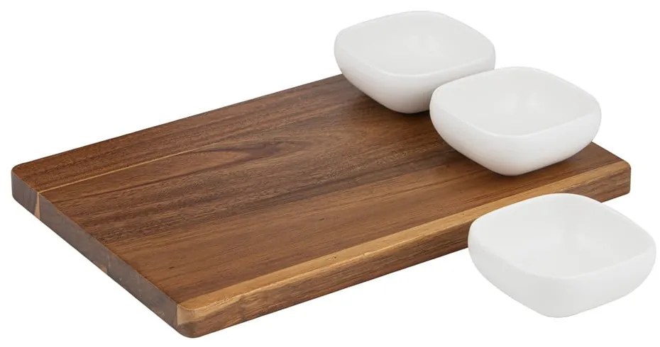 Bílé porcelánové servírovací misky v sadě 6 ks Essentials – Ladelle