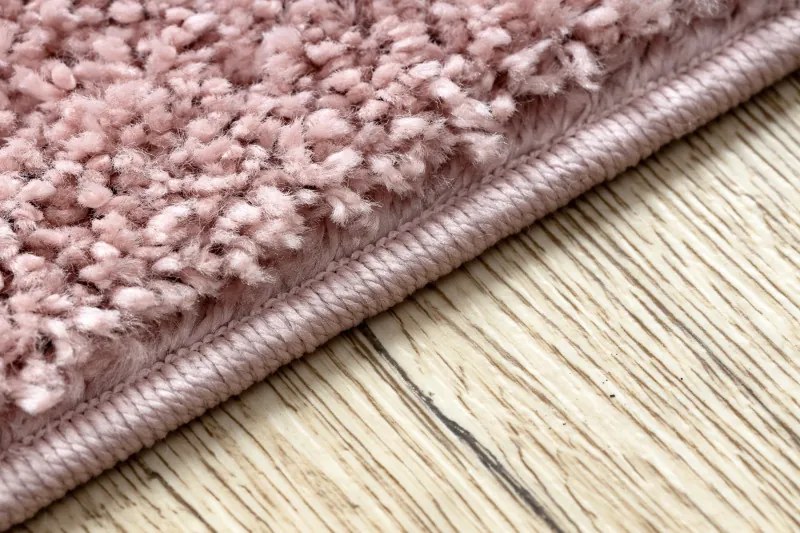 Dywany Łuszczów, Kusový koberec Berber 9000 pink, 180x270, růžová, obývací pokoj