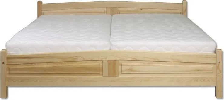 Casarredo - Komfort nábytek Masivní postel KL-104, 160x200 | barva: moření dub