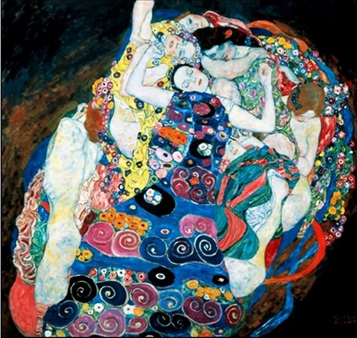 Obraz, Reprodukce - Panna, Gustav Klimt, (63 x 65 cm)