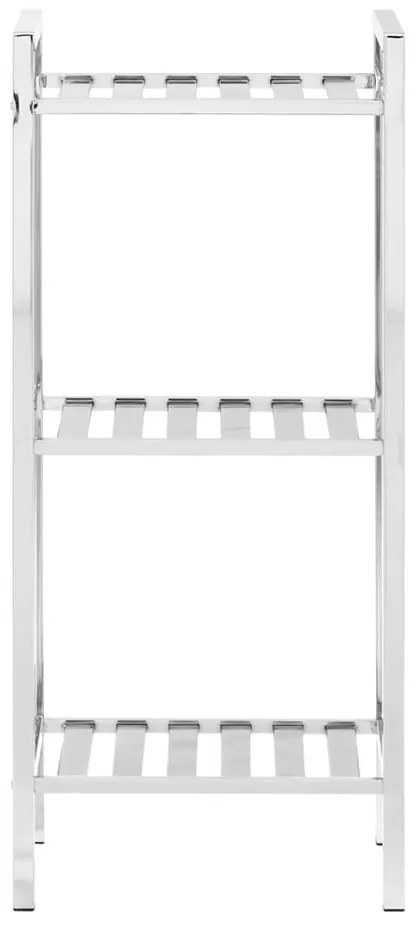 Koupelnový regál ve stříbrné barvě 33x73 cm – Premier Housewares