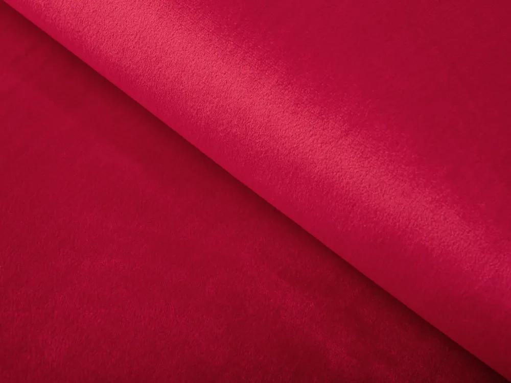 Biante Sametový běhoun na stůl SV-035 Malinově červený 45x160 cm