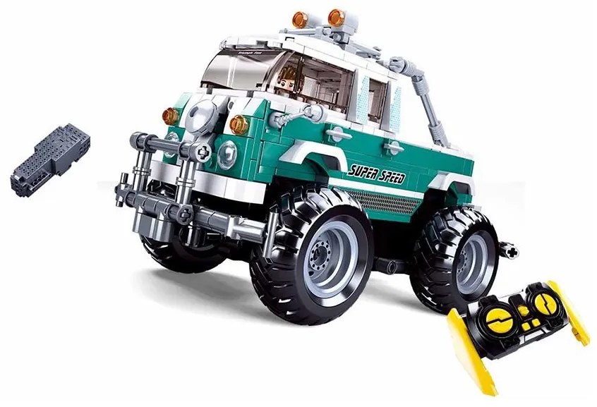 Sluban Power Bricks M38-B1020 Monster SUV vůz R/C T2 na dálkové ovládání