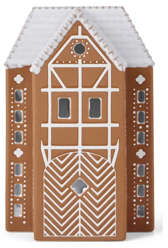 Porcelánový svícen Urbania Gingerbread Large Kähler