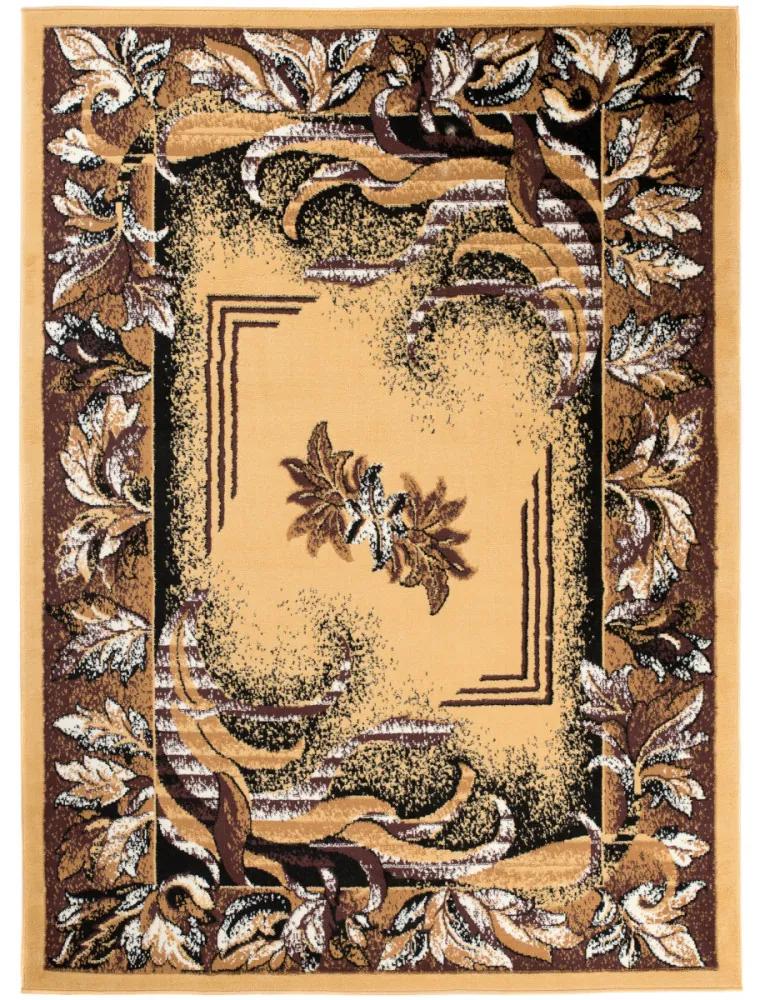 Kusový koberec PP Listí béžový, Velikosti 80x150cm