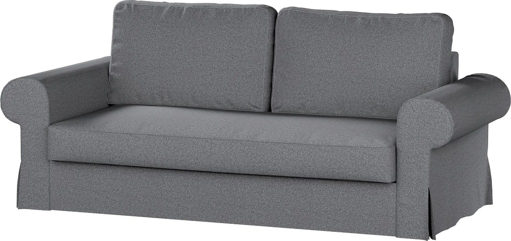 Potah na pohovku IKEA Backabro,  3-místná, rozkládací barva šedá látka pletený vzor
