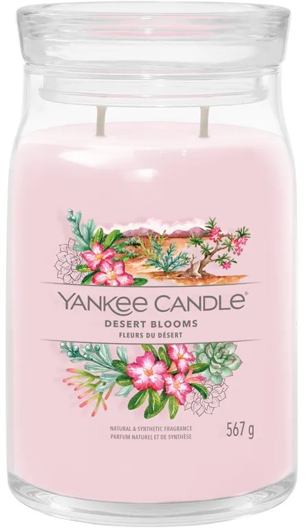 Yankee Candle – Signature svíčka Desert Blooms (Pouštní květiny) Velikost: velká 567 g