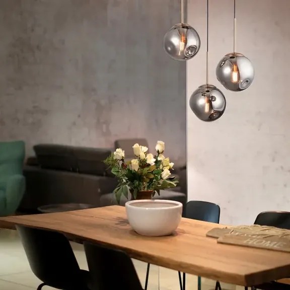 LED lustr Spada 40 chrom