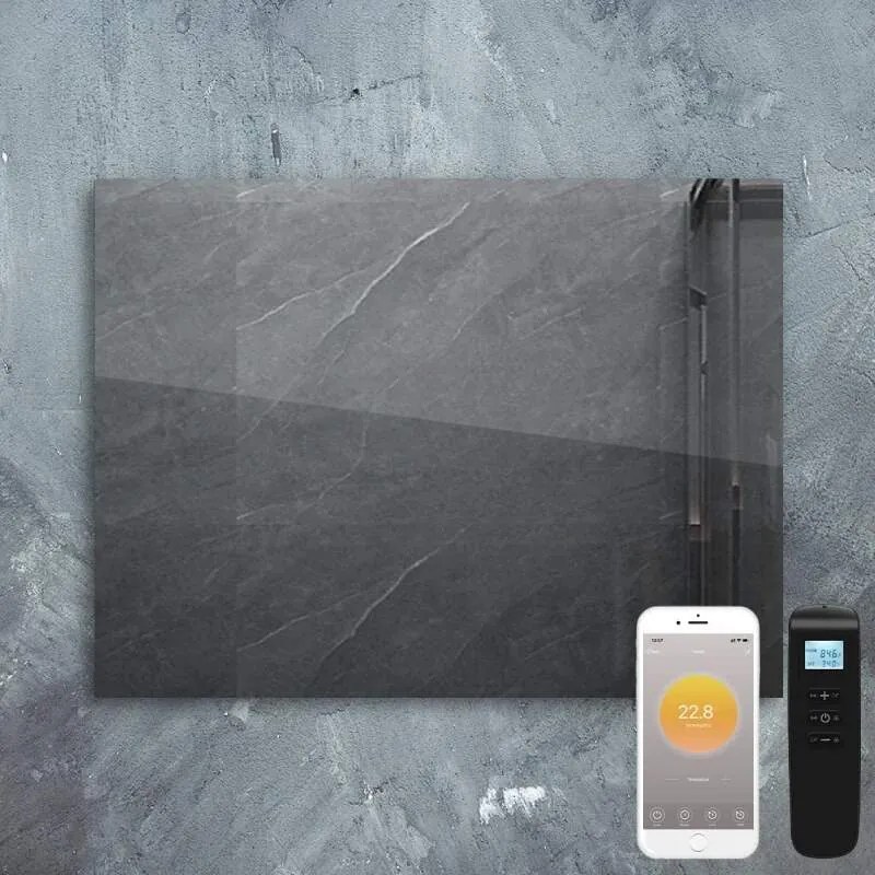 Zrcadlový infrapanel ByeCold 450 W, 80 × 60 cm, WiFi, 11,3 m³