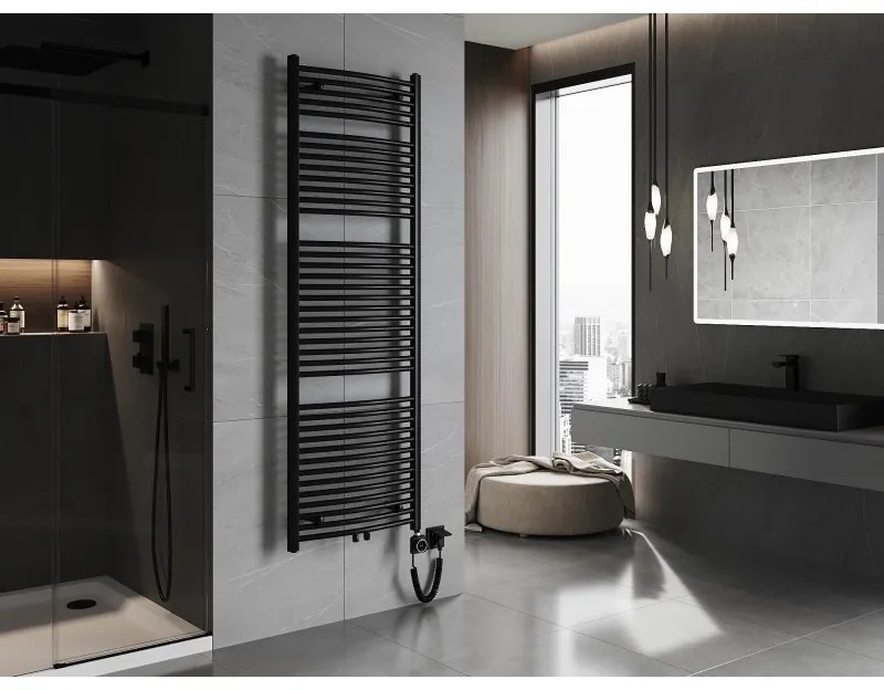Mexen Ares, elektrické topné těleso 1800 x 600 mm, 1200 W, černá, W102-1800-600-6120-70