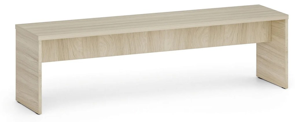 Šatní lavice, zesílená, délka 1500 mm, dub přírodní