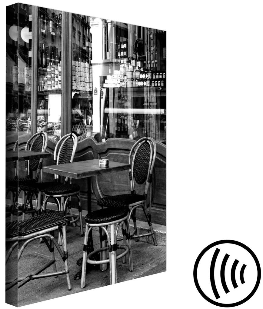 Obraz Pařížská kavárna (1 panel) vertikální