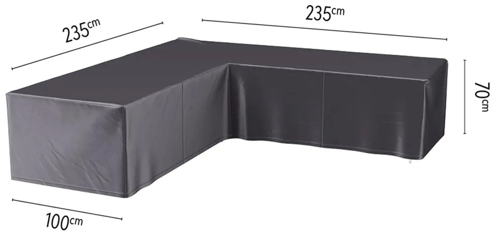 Platinum designové zahradní ochranné plachty na nábytek AeroCovers (235 x 235 x 100 cm)