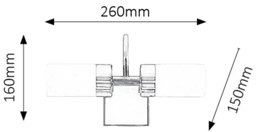 Rabalux 5714 - LED Koupelnové nástěnné svítidlo BETTY 2xLED/4W/230V lesklý chrom