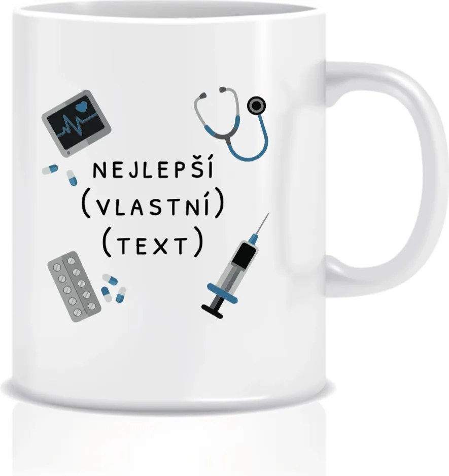 Personalizovaný klasický bílý hrníček 300 ml - nejlepší v oboru