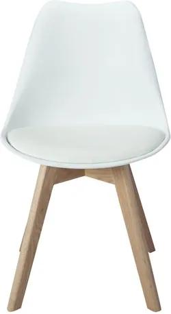 Jídelní židle v bílé barvě F1041