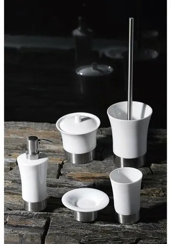 SAPHO 1308-28 Justy WC štětka na postavení, keramika/nerez