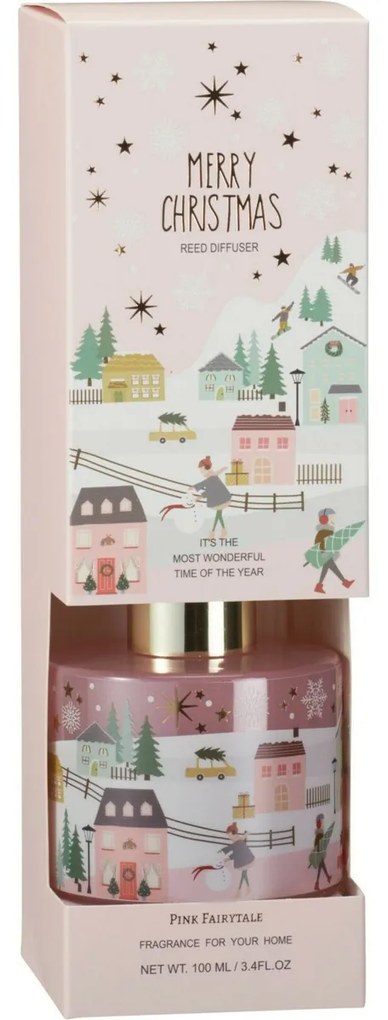 Vonný difuzér Winter Fun, vůně Pink Fairytale, 100 ml