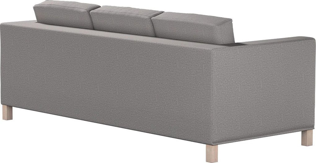 Potah na pohovku IKEA Karlanda 3-místná nerozkládací, krátký barva šedá látka pletený vzor
