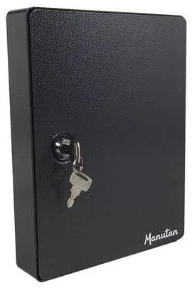 Skříňka na klíče Manutan Expert, 30 háčků, tmavě šedá