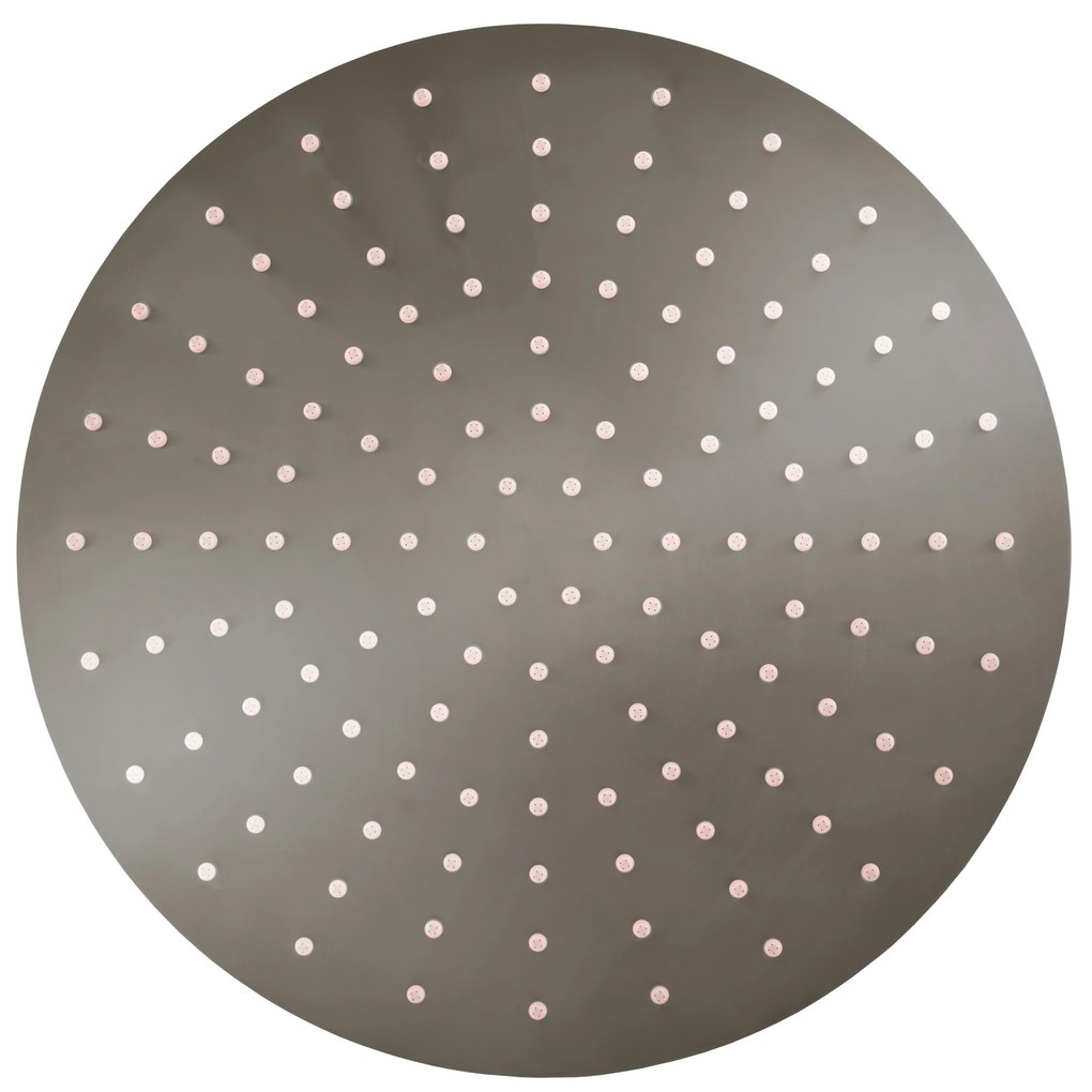 Slezák - RAV Hlavová sprcha kulatá kovová ø 30 cm s 4-otvorovými tryskami - KS0001/4MGL, Metal Grey lesk