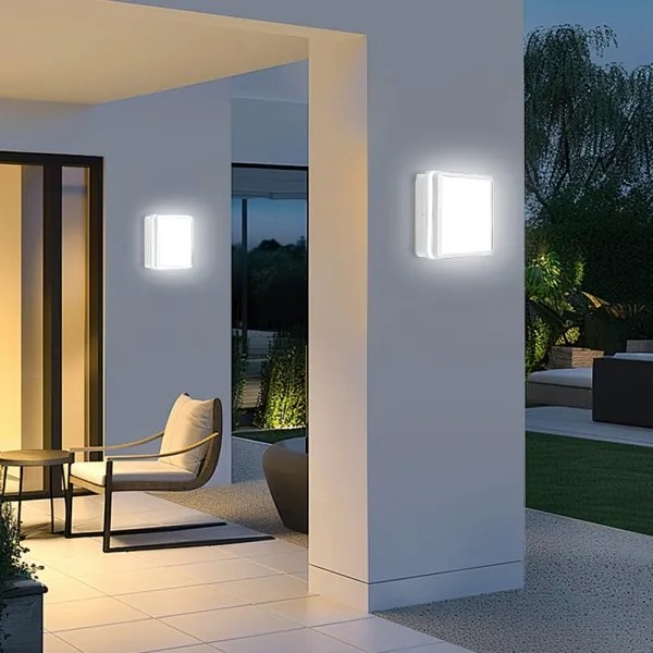 Brilagi - LED Venkovní svítidlo BENE LED/24W/230V 26x26 cm bílá IP54