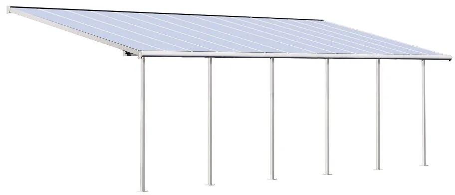 Hliníkový přístřešek na terasu Sierra Palram - Canopia 3 x 8,5 m bílý
