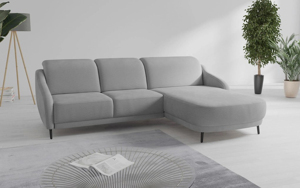 XXXLutz ROHOVÁ SEDAČKA, textil, šedá Sit & More - Sedací soupravy - 000144024129