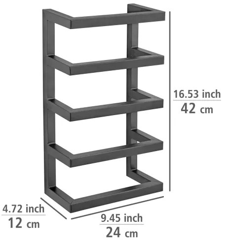 WENKO 25780100 - Stojan na ručníky FONDIRO 24x42 cm černá