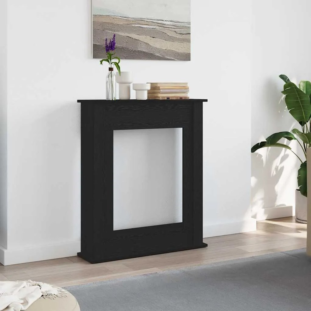 vidaXL Krbový rám 75x20x87,5 cm, konstrukční dřevo [854581] Barva: Černý dub