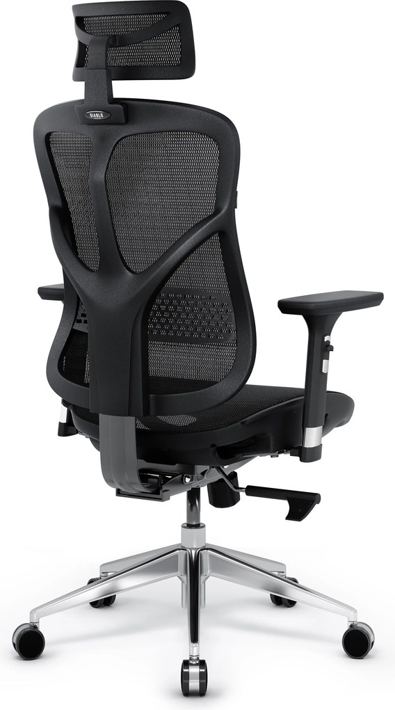 Ergonomická kancelářská židle ze síťoviny černá: Diablo V-Basic