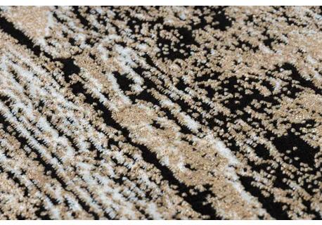 Moderní koberec DE LUXE 634 Rám vintage Strukturální šedá / zlato velikost 160x220 cm | krásné koberce cz