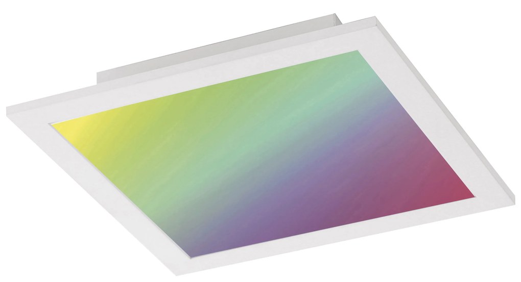 PAUL NEUHAUS LED panel, stropní svítidlo bílé, úspora místa RGB plus 2700K LD 14630-16
