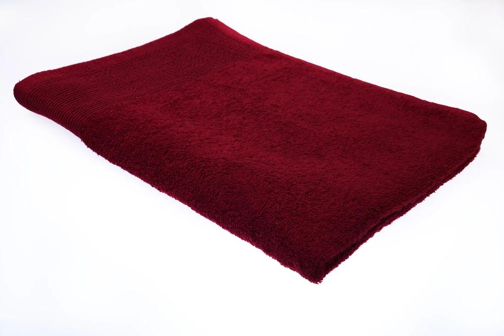 Froté ručník AQUA , 30x50 cm, vínový