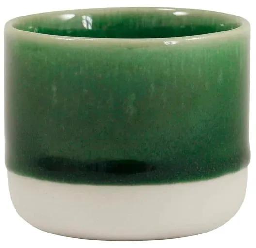 Studio Arhoj Porcelánový hrnek Deep Forest 140 ml, zelená barva, porcelán