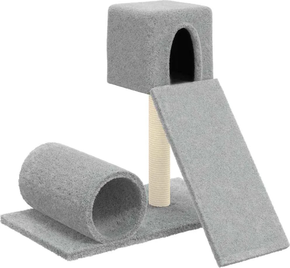 Škrabadlo pro kočky se sisalovým sloupkem světle šedé 59 cm 171607