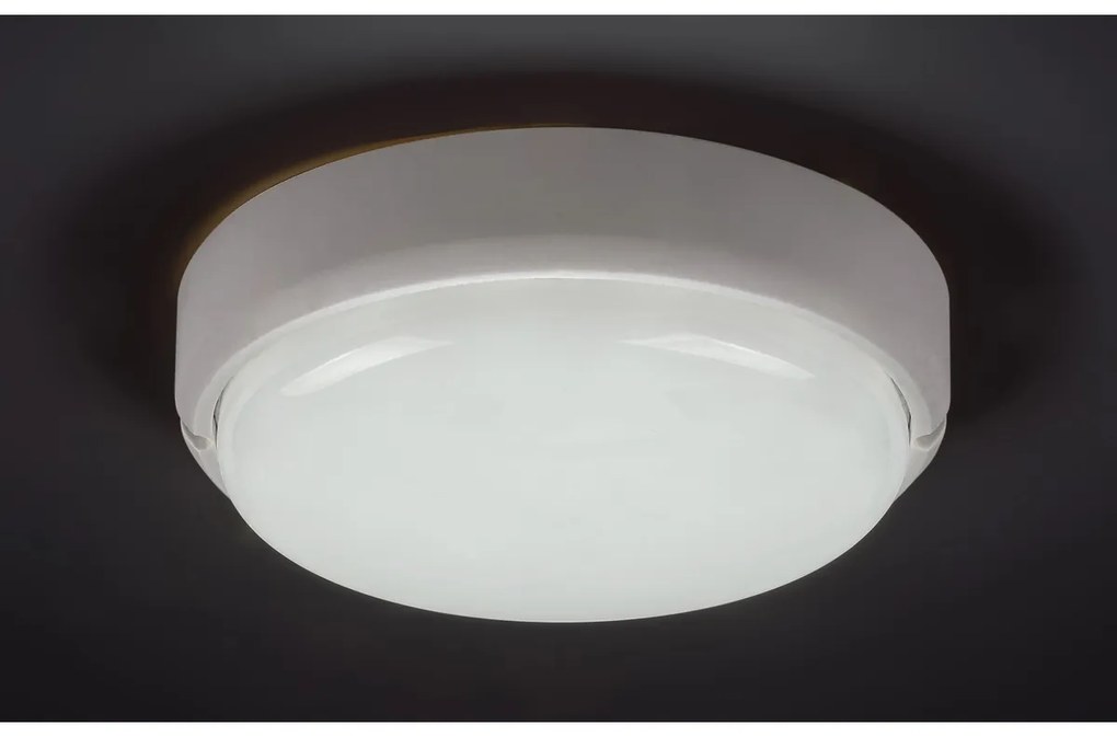 Rabalux 7406 venkovní/koupelnové nástěnné/stropní LED svítidlo Hort, bílá