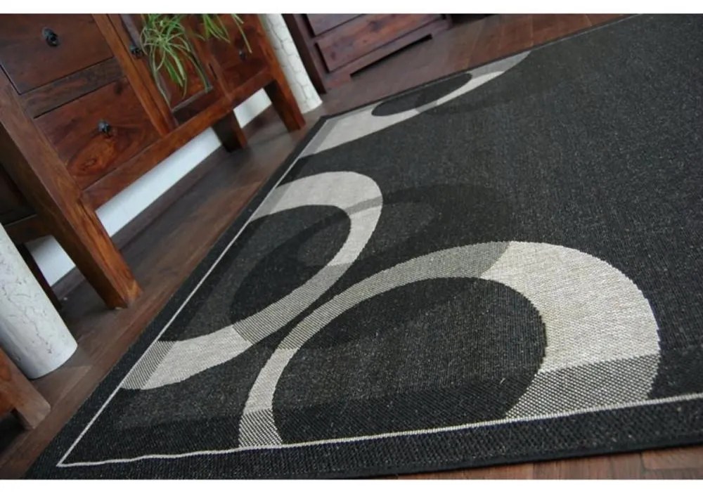 Kusový koberec Pogo černý 80x150cm